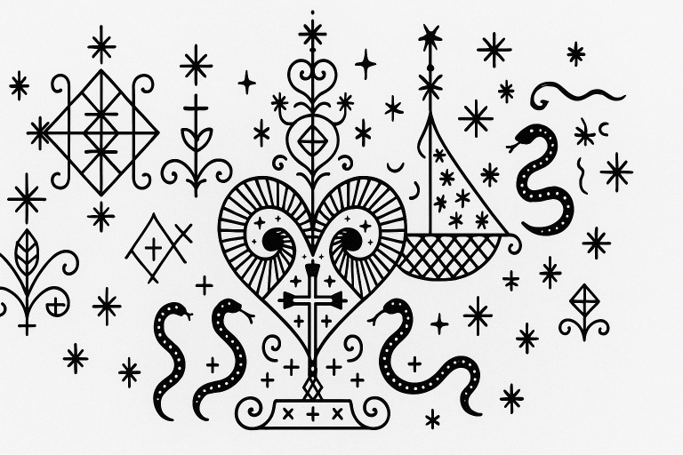 Veves in Vodou Traditions: Sacred Symbols of the Lwa - DAILY IFÁ